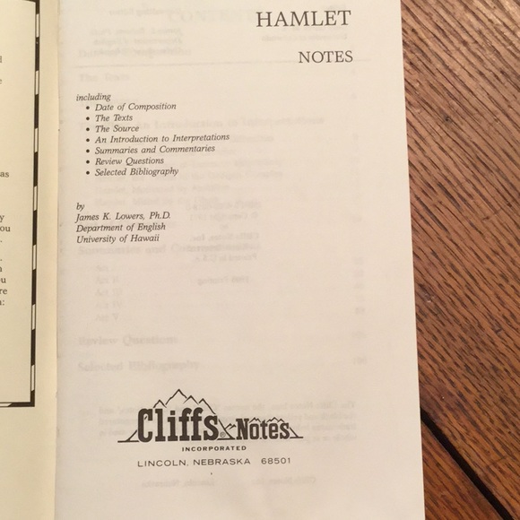 Barron’S | Other | Hamlet With Cliff Notes | Poshmark